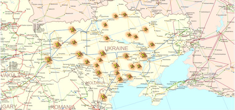 How the Electric War Is Redrawing the Ukraine Map – In Black | naked ...