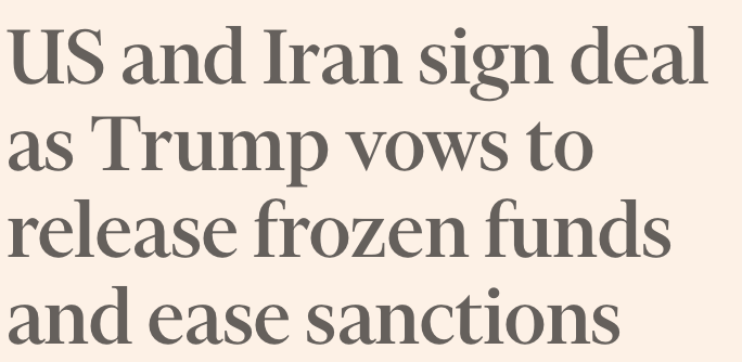 Iran War: Trump Capitulates in "Deal" Signed Thursday, Commits to ...